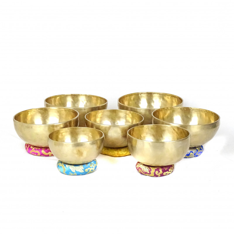 Explore Set of Seven Metal Singing Bowls : Available for bulk Orders