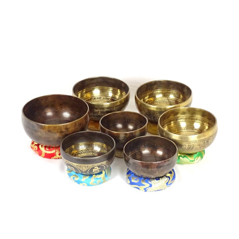 Order Carved Singing Bowl Set: Perfect for Sound Therapy