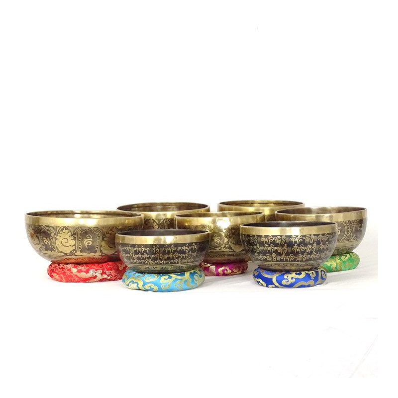 Order Carved Singing Bowl Set: Perfect for Sound Therapy