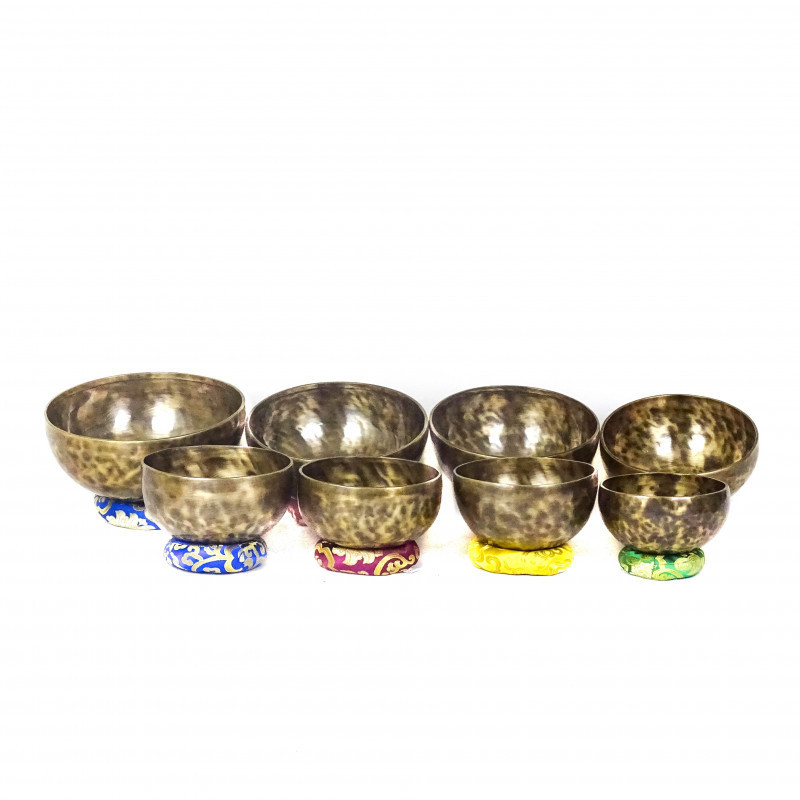Handcrafted Patinated Singing Bowls - Order by Note on 3rd octave